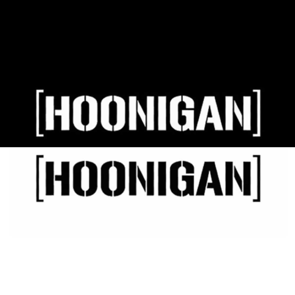 Reflective Hoonigan Car Body Styling Sticker Removable Waterproof ...
