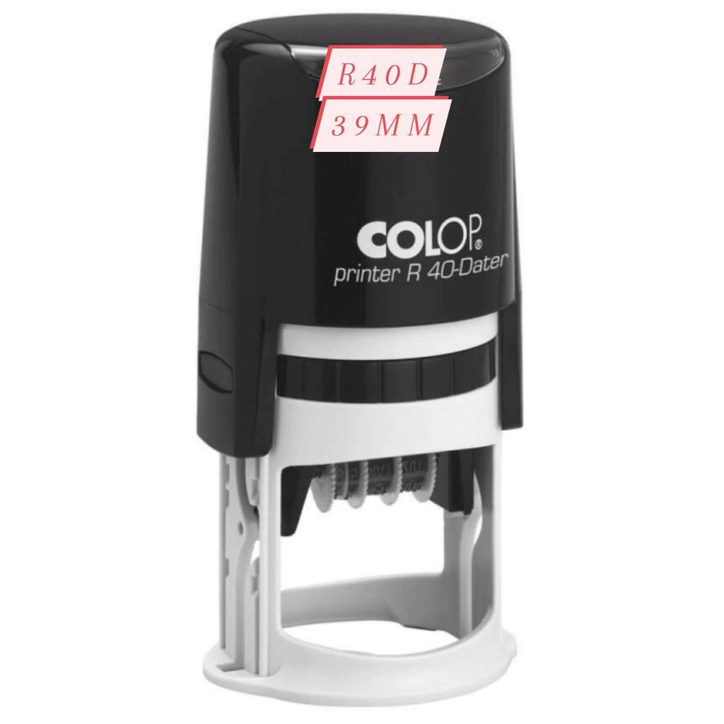 COLOP PRINTER LINE DATER PRINTER 40-DATER SEIF-INKING STAMP & CASING ...