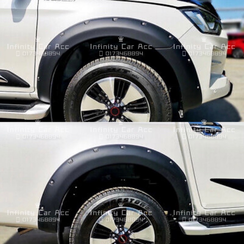 Isuzu D-Max Dmax 2021-2023 X-Terrain Fender Arch Fender Flares V4 ...