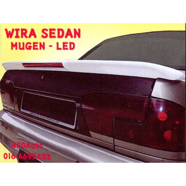 WIRA SPOILER MUGEN + With BRAKE LED LIGHT LAMP LL654 LL7040 BONNET ...