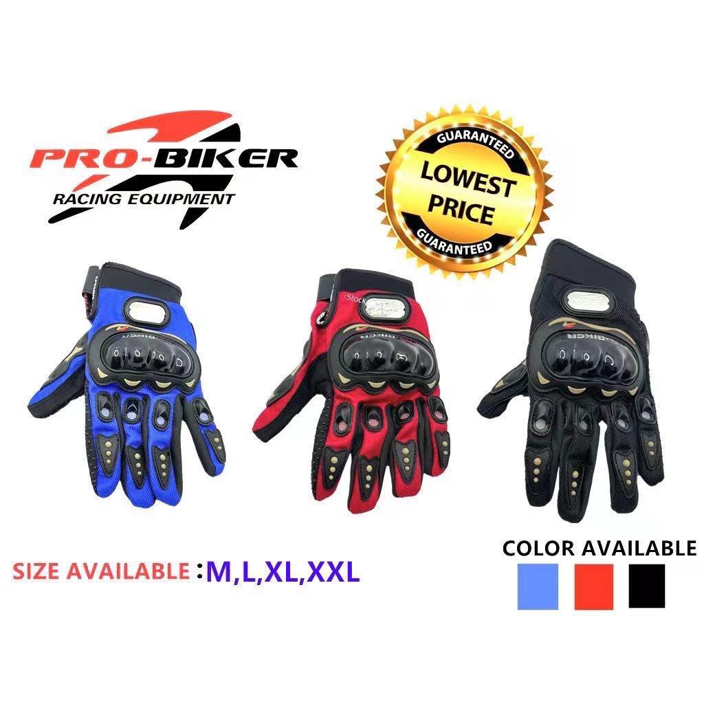 PRO BIKER GLOVE HAND GLOVE RIDING GLOVE RASUNG TANGAN MOTOSIKAL FULL / HALF SARUNG TANGAN ...