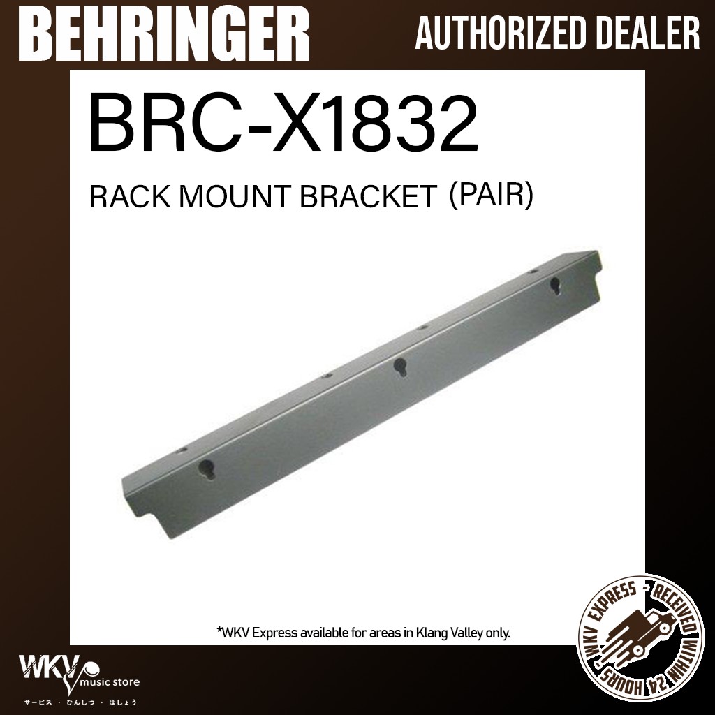 Behringer BRC-X1832 Rack Mount Bracket Pair (BRCX1832 / BRC X1832 ...