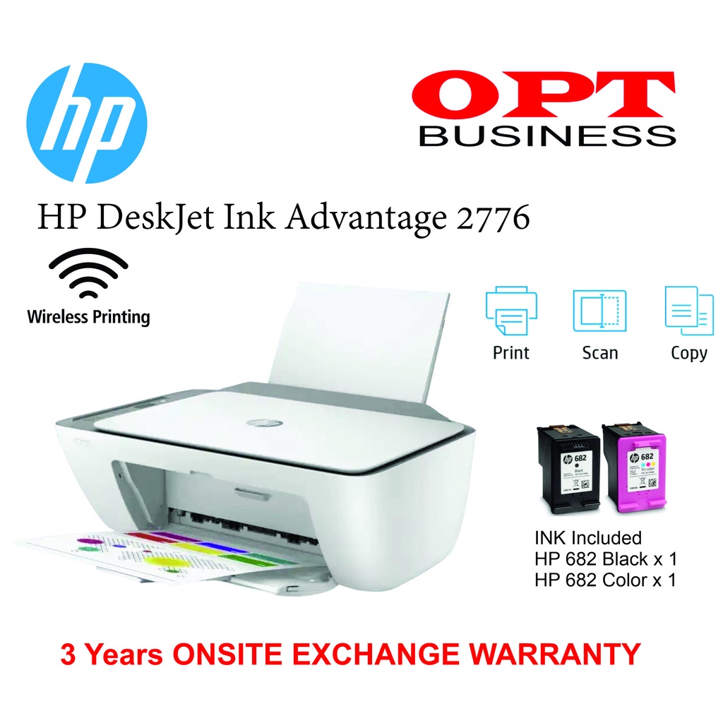 HP Deskjet Ink Advantage 2776 All in 1 Printer | Shopee Malaysia