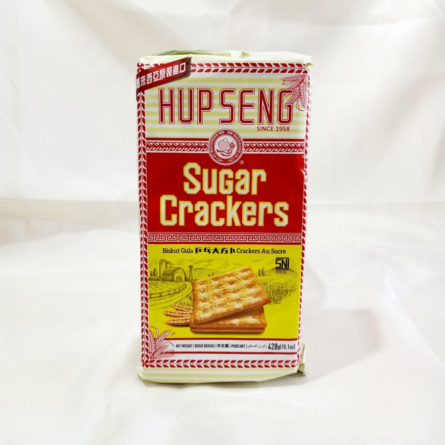 Hup Seng Sugar Crackers 428g / Hupseng Sweet Sugar Biscuits | Shopee ...