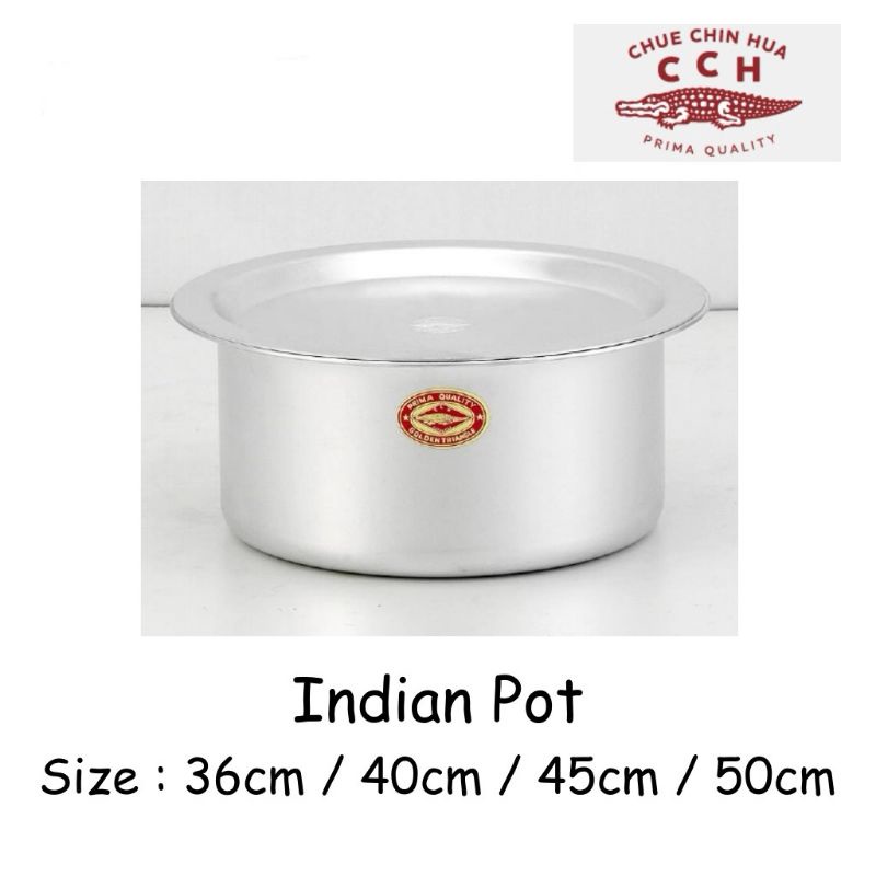 CCH Aluminium Indian Cooking Pot / Periuk Masak Cap Buaya Thailand ...