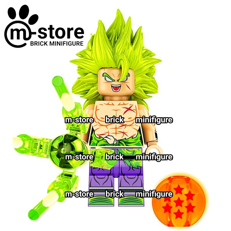 Brick dragon ball broly super saiyan mini toy figure | Shopee Malaysia