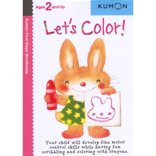 Kumon Let's Color Age 2+ For Small Children Learn Colours Colouring ...