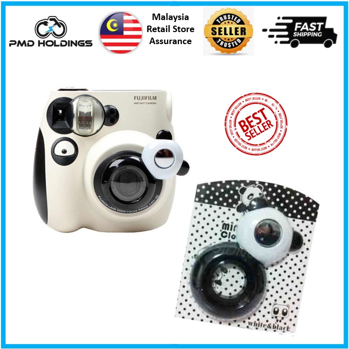 Cute Panda FUJIFILM Instax Mini 7/8 Selfie Close-up Lens with Self ...