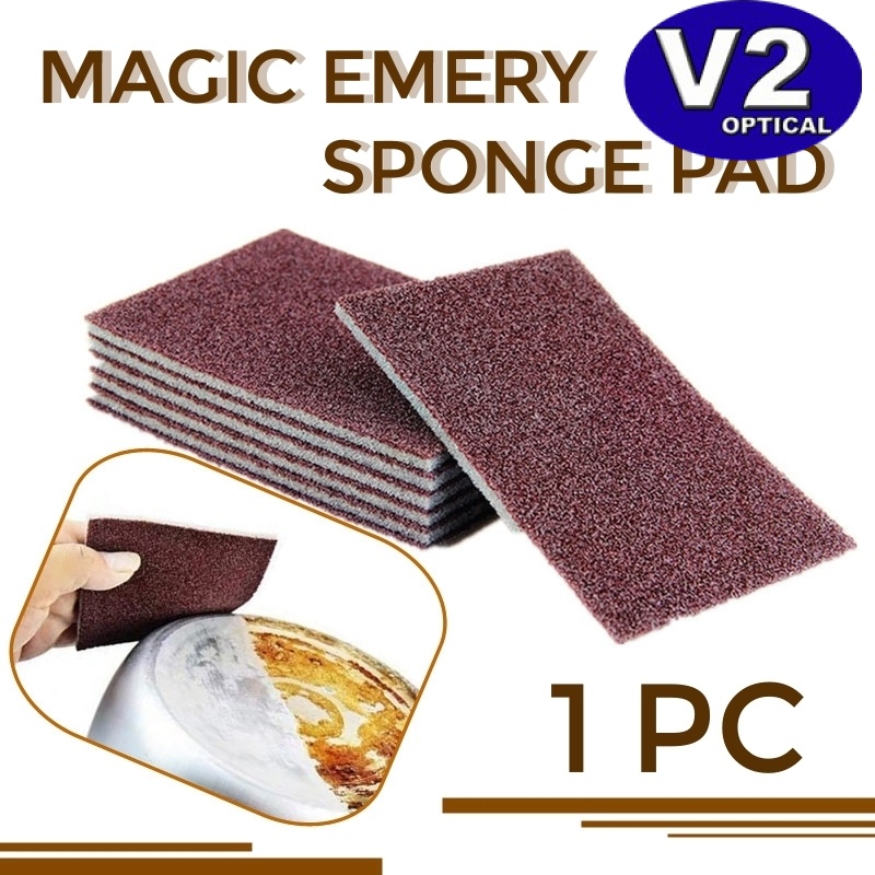(1 PC)Magic Nano Emery Sponge Pad Cleaning Carborundum Eraser Rub Dish ...