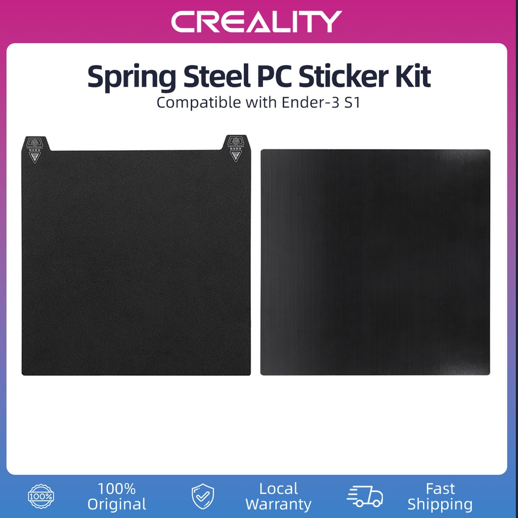 Creality Spring Steel PC Sticker Kit for Ender-3 S1 3D Printer | Shopee ...