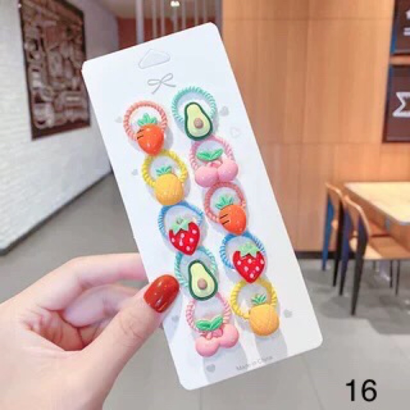 RAYA OFFER! 10pc Getah rambut budak perempuan / Getah Rambut Raya/ Kids ...