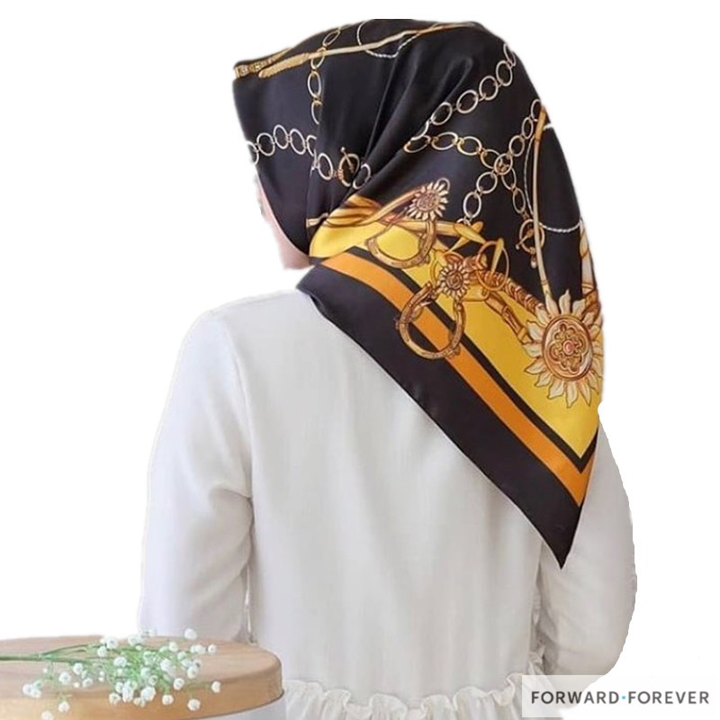 Bawal Satin scarf Silk Shawl Printed bawalmurah tudung cantik Design ...