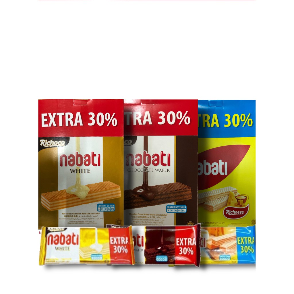 [Ready stock] Nabati Richoco/white/Richeese Wafer 20's x 16g | Shopee Malaysia