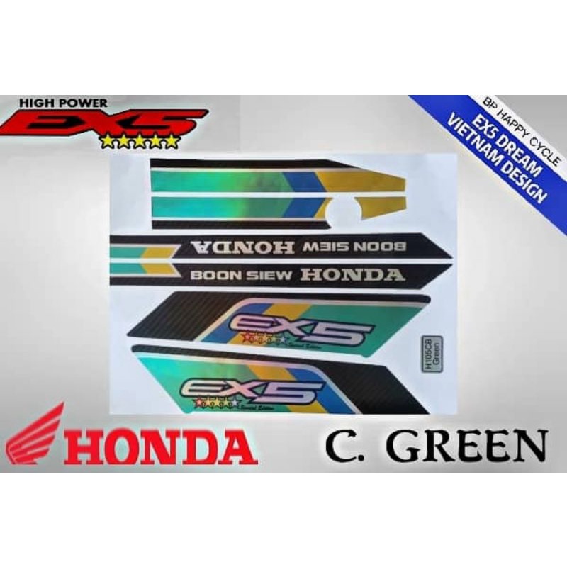 Honda EX5 Sticker 2022 Vietnam design | Shopee Malaysia