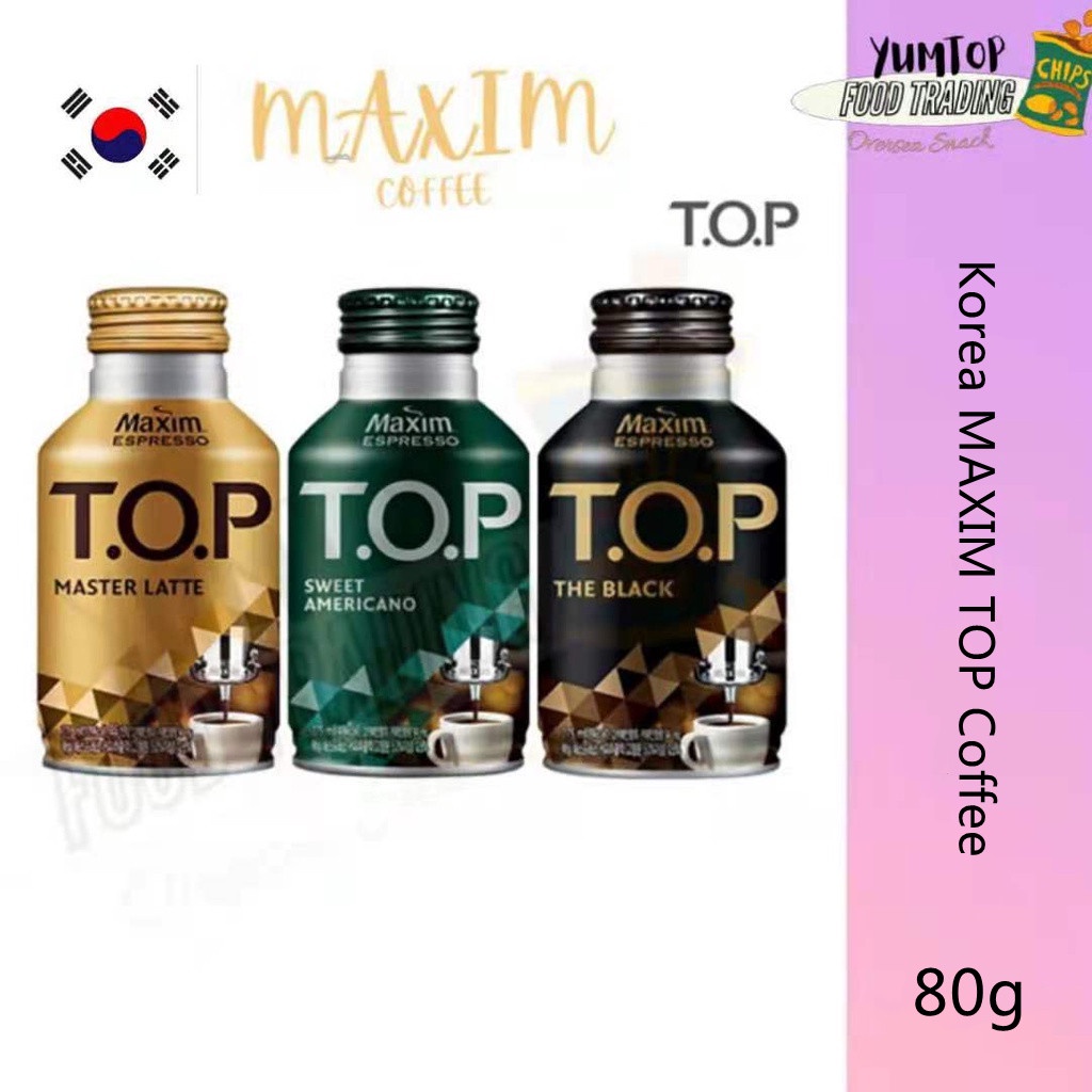 💖Korea MAXIM TOP Sweet Americano Master Latte Expresso Coffee 275ml ...