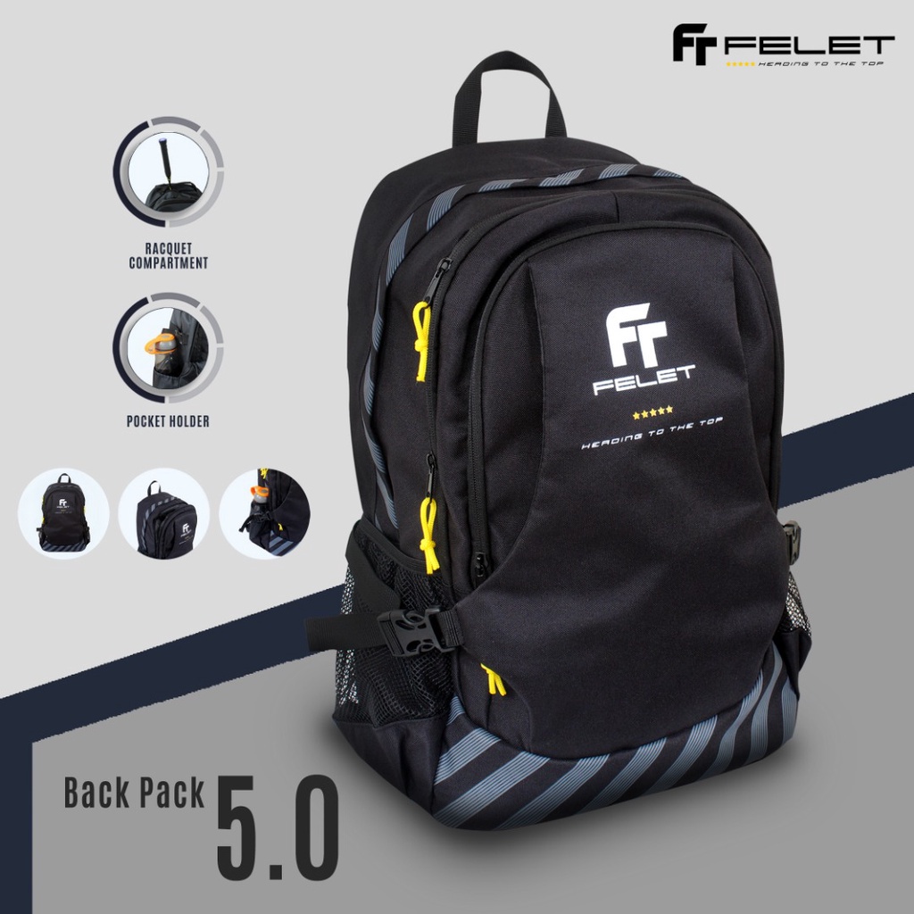 Felet Badminton Backpack Multi-Function Backpack Badminton Bag | Shopee ...