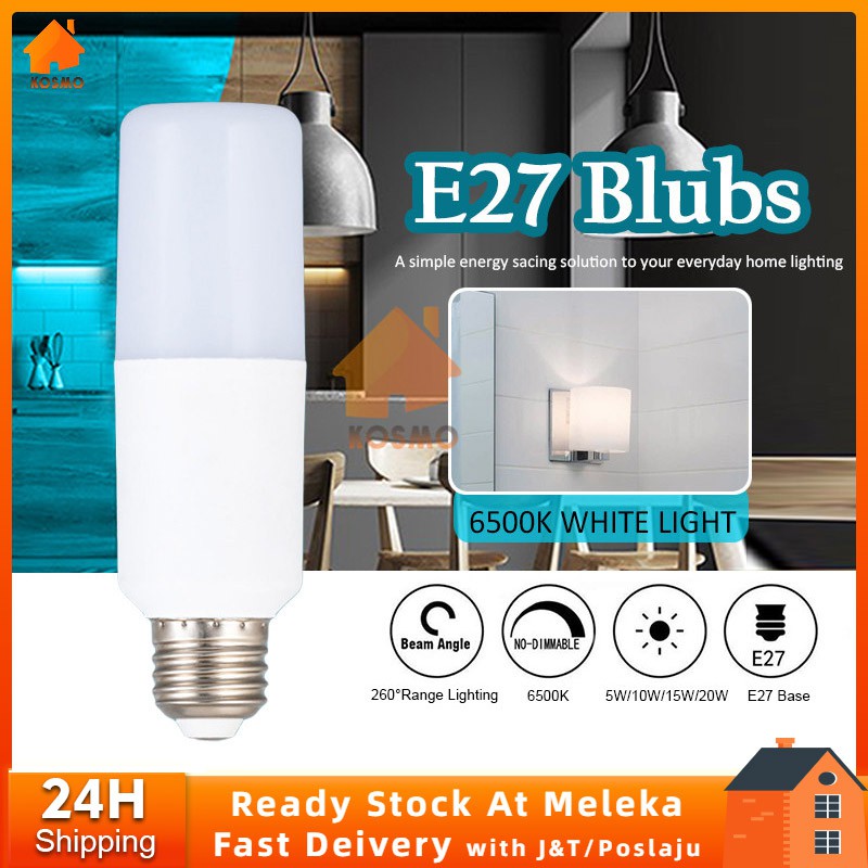 Energy Saving LED Stick Bulb 6500K Mentol Lampu Daylight Lights Bulb ...