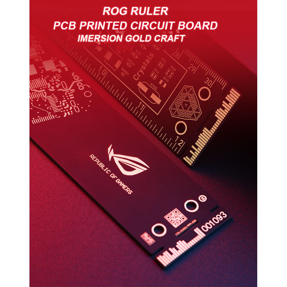 ROG LOGO PCB PRINTED CIRCUIT BOARD RULER | Shopee Malaysia