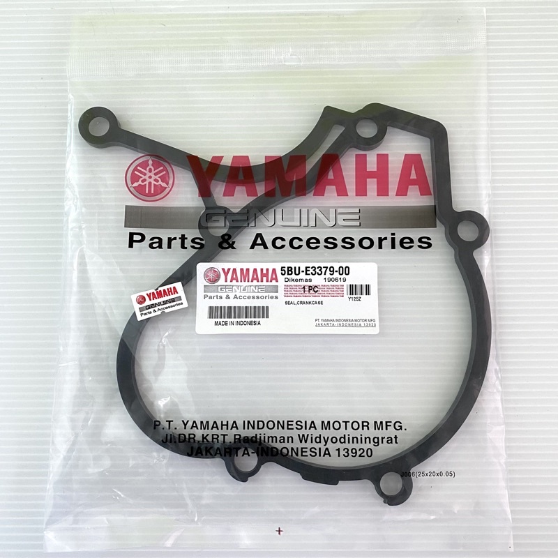 Y125 Y125Z MAGNET COVER GASKET RUBBER 5BU E5379 ORIGINAL 125Z MAGNETO ...