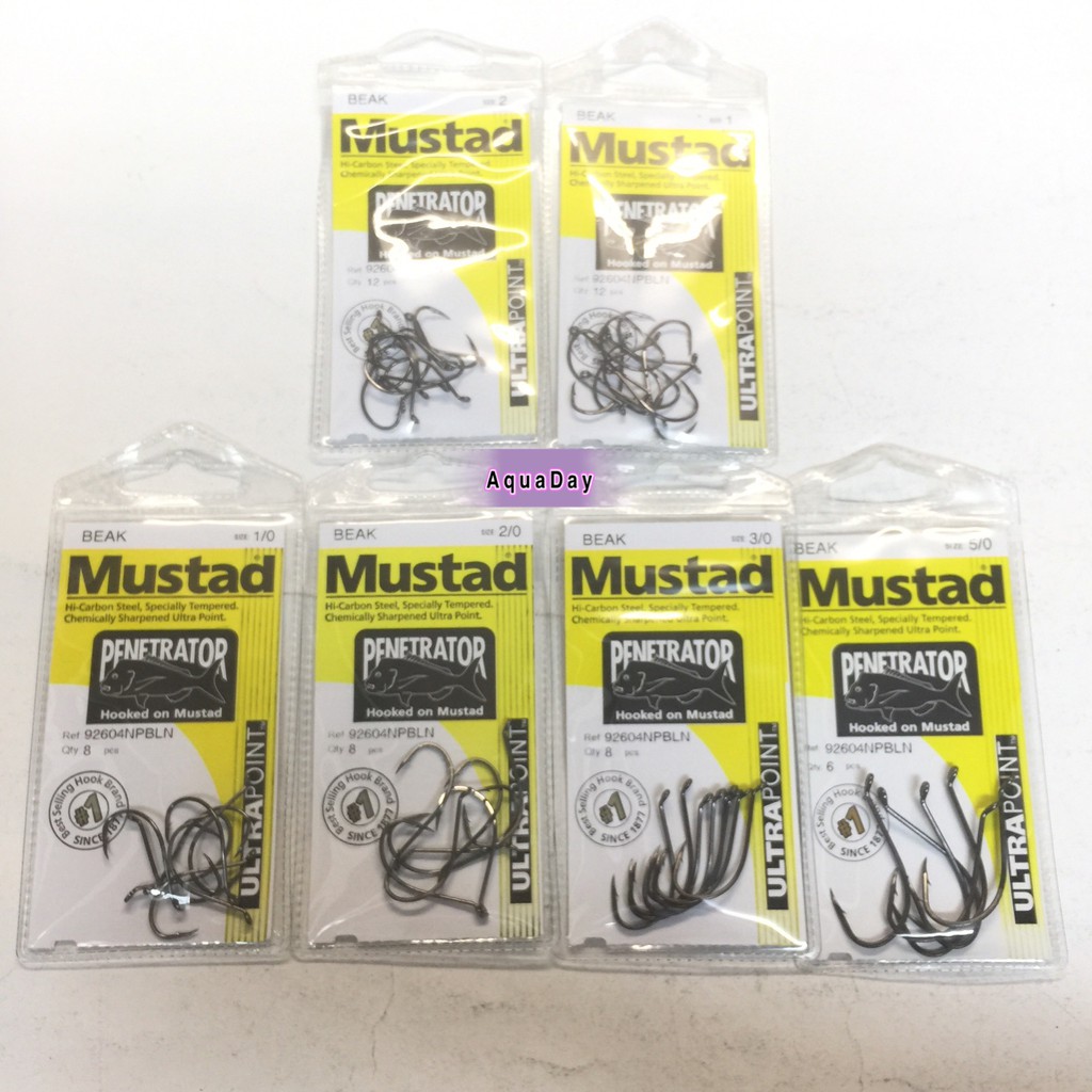 MUSTAD PENETRATOR 92604NPBLN BEAK HOOK | Shopee Malaysia