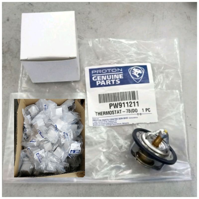 ORIGINAL THERMOSTAT 78°C PROTON SAGA FLX EXORA BOLD PREVE SUPRIMA IRIZ ...