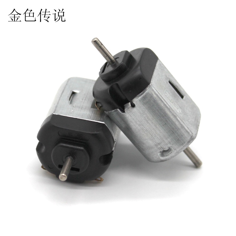 Standard Shaft 130 Double Shaft Motor Miniature Small Motor Manual ...