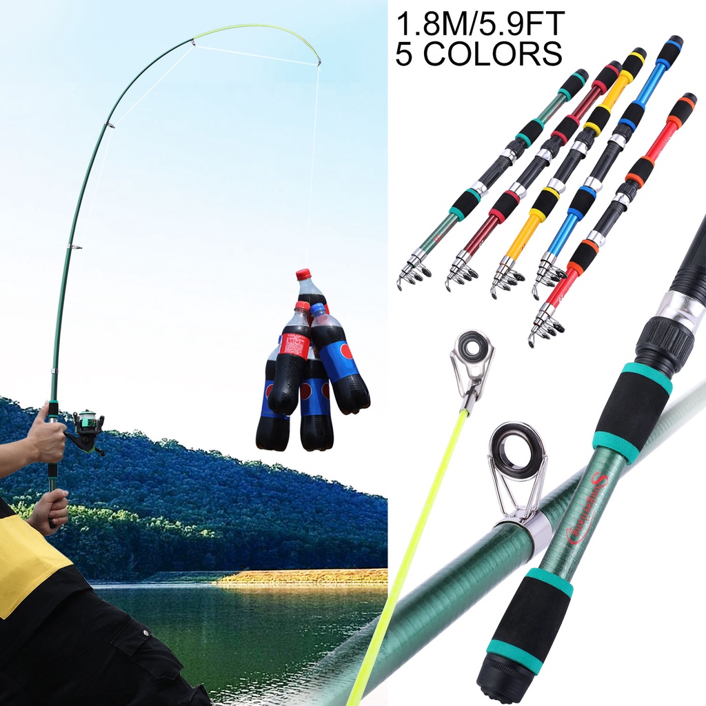 🔥Malaysia Fishing Rod Telescopic Fishing Rod Ultralight Portable ...