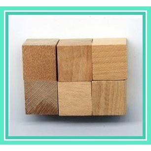 [HippoArt] Square Pine Wood Cube/popsicle cube/aquare wood cube 3.0cm ...