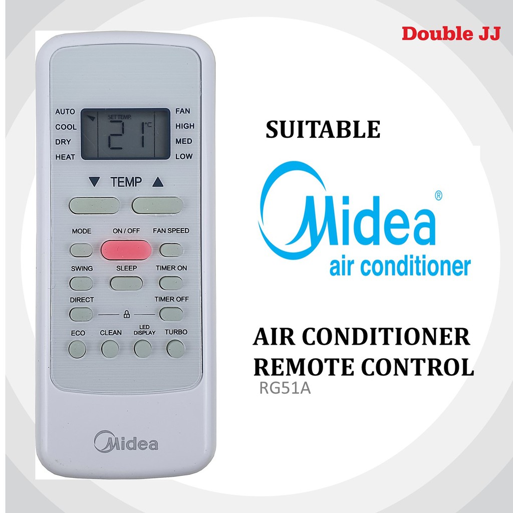 Midea/RG-51A/**Original** Air Cond / Air Conditioner Remote Control ...