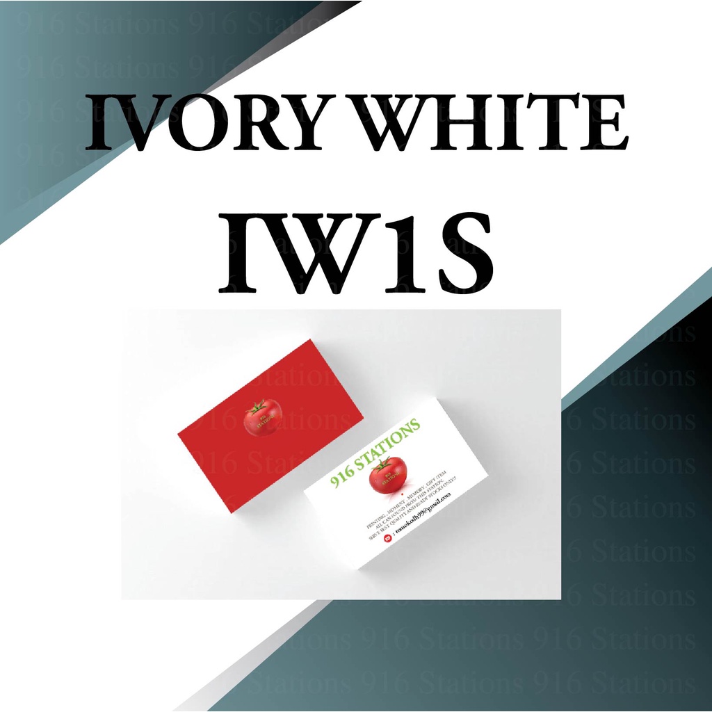 CETAK SERVIS - IVORY NAME CARD / KAD NAMA / BUSINESS CARD / BISNES KAD ...