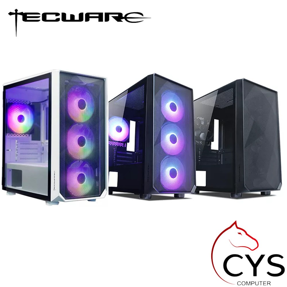 TECWARE FORGE M STEALTH / OMNI / ARGB EDITION MICRO ATX TG CASING ...