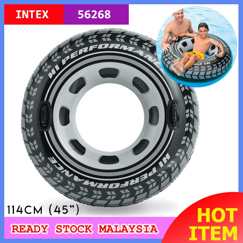 INTEX 56268 114CM & 59252 91CM Monster Truck Tube Swimming Pool Adult ...