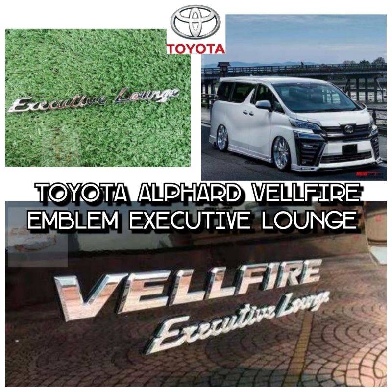 Toyota Alphard Vellfire Emblem Executive Lounge Logo | Shopee Malaysia