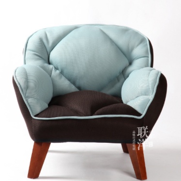 Lazy mini single sofa bedroom living room sofa small apartment mini ...