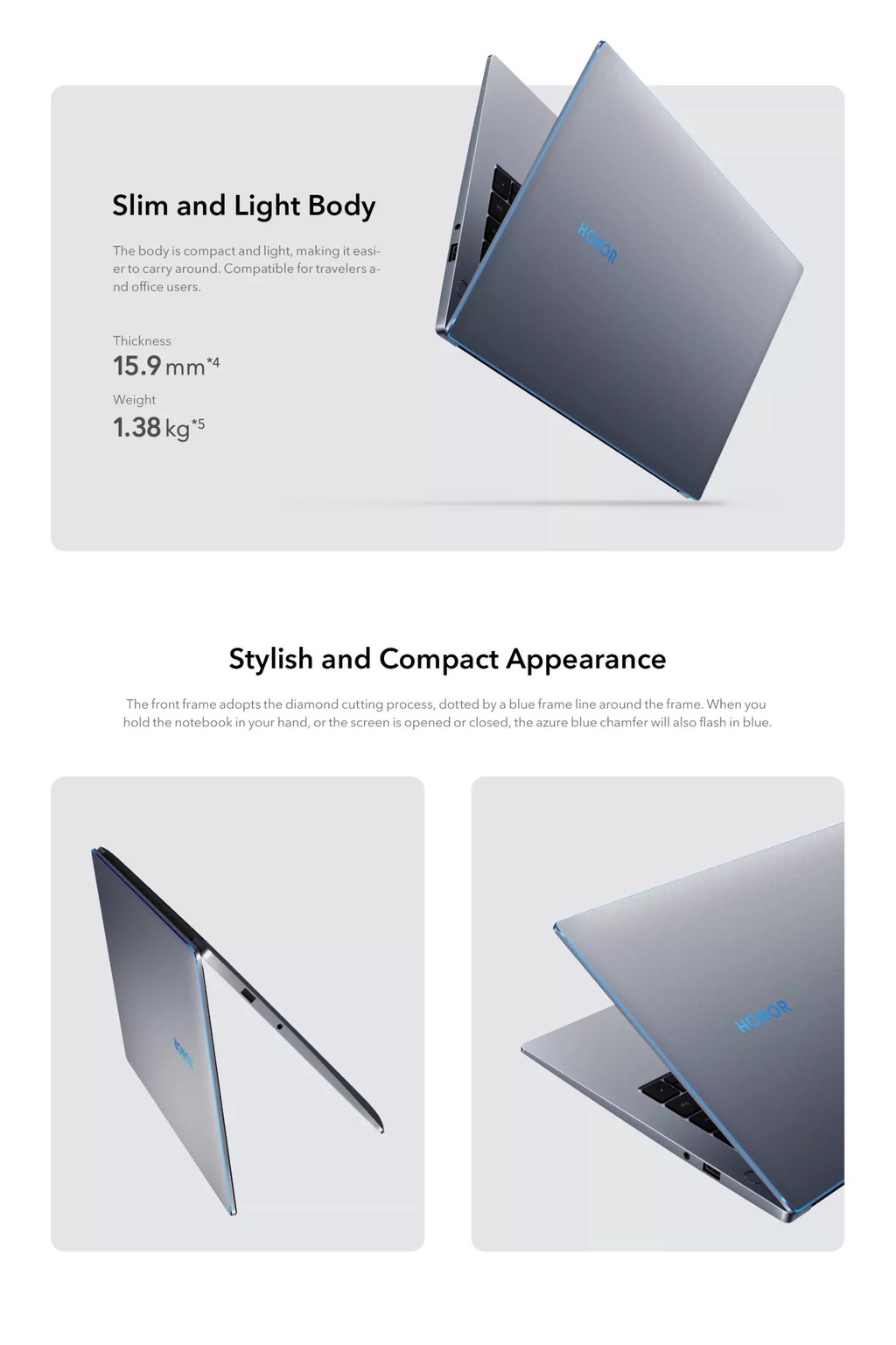 HONOR MagicBook 14 AMD Ryzen 5500U 15.6" 8GB RAM 256GB SSD [2 Year ...