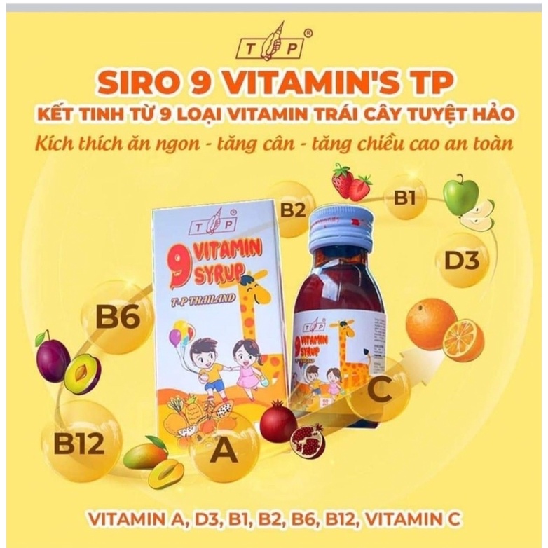 Thailand TP weight gain Vitamin syrup 60ml for children from 6 months ...