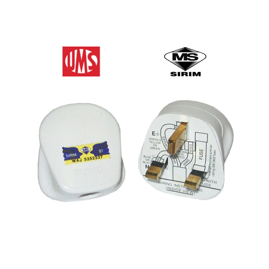 UMS 13A Plug Top, Sirim Approved | Shopee Malaysia