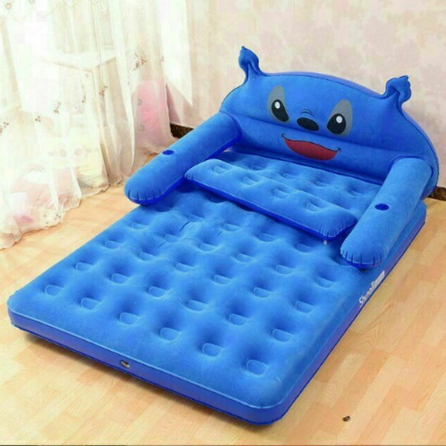 Cartoon Design Inflatable Bed with Pump | Shopee Malaysia