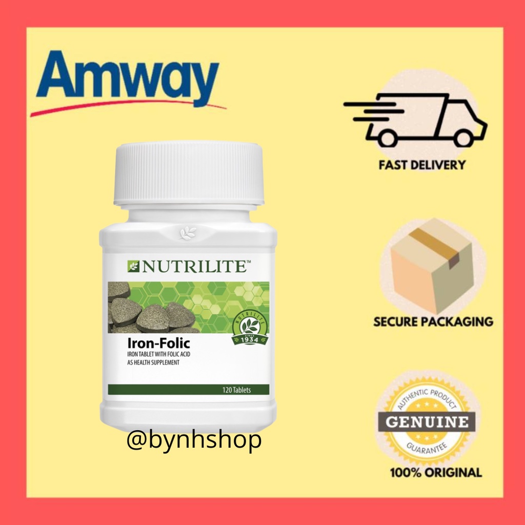 [READY STOCK] Nutrilite Iron Folic 120 Tab ORIGINAL AMWAY | Shopee Malaysia