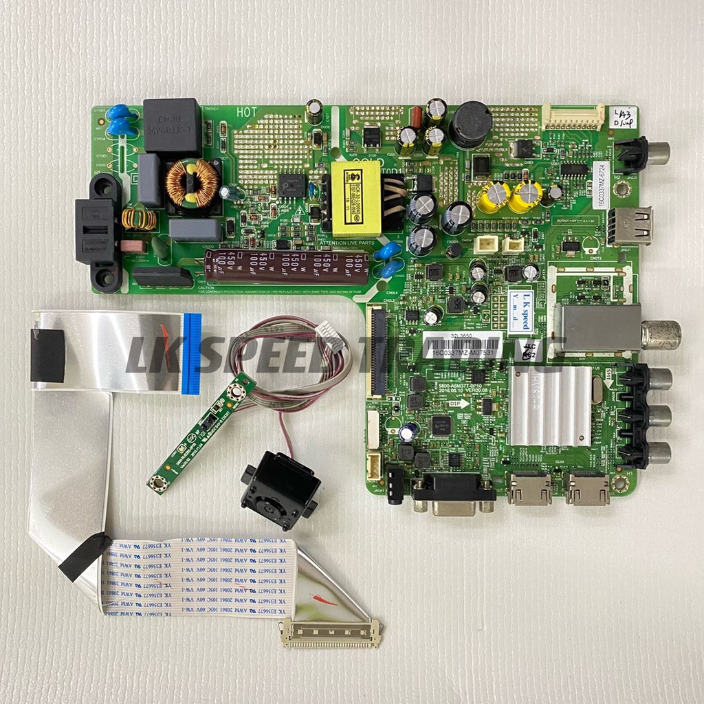 🔥USED🔥 ORIGINAL TOSHIBA 32L3650VM 32L3650 TV LED TV MAIN BOARD WITH ...