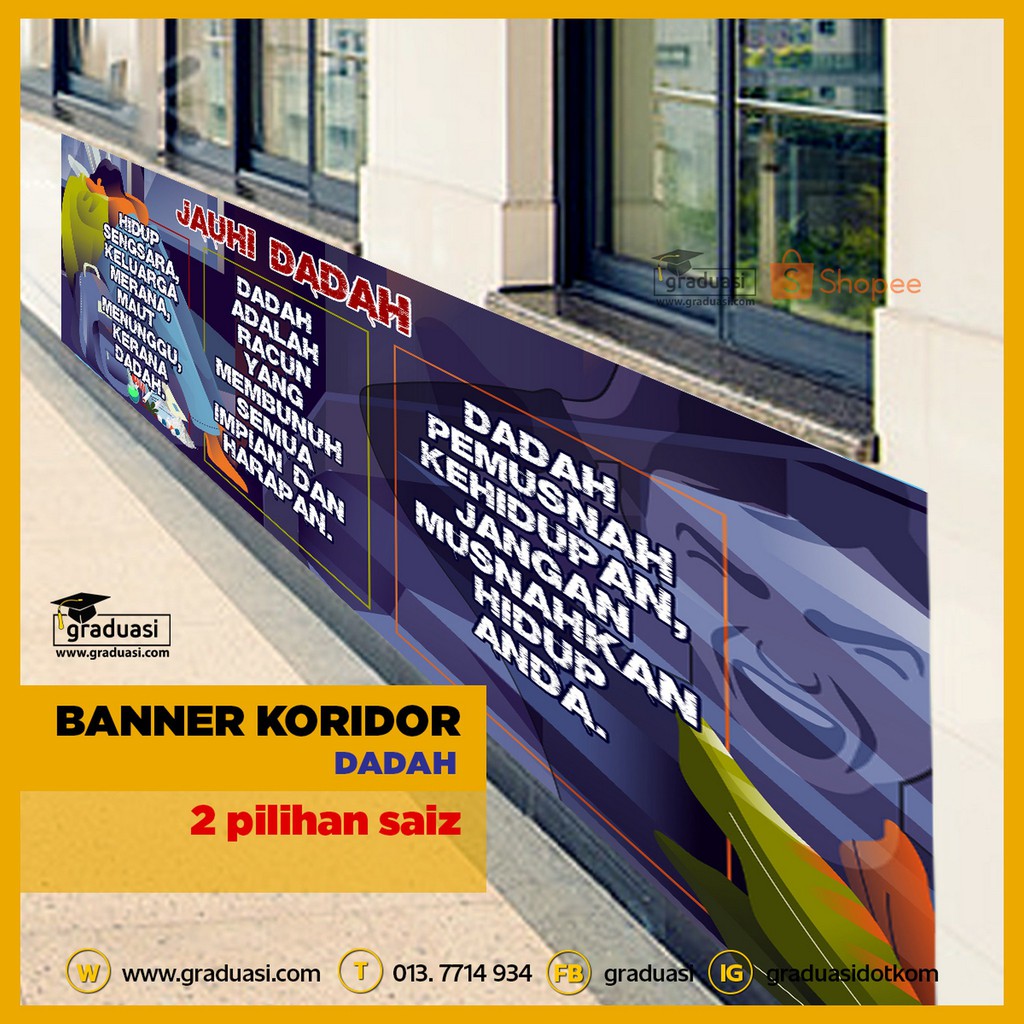 Jauhi Dadah, Banner Bahaya Dadah, Hiasan sudut PPDA sekolah #bnrb ...