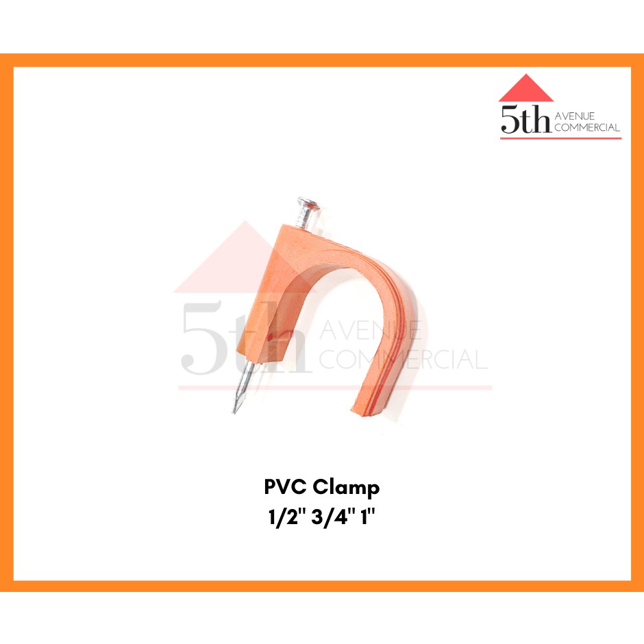 PVC Clamp 1/2" 3/4" 1" (sold per pair) | Shopee Malaysia