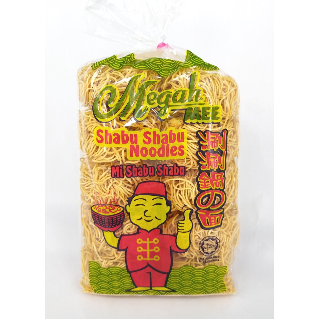 Megah Mee Shabu Shabu Noodles 涮涮鍋の面 Mi Shabu Shabu | Shopee Malaysia