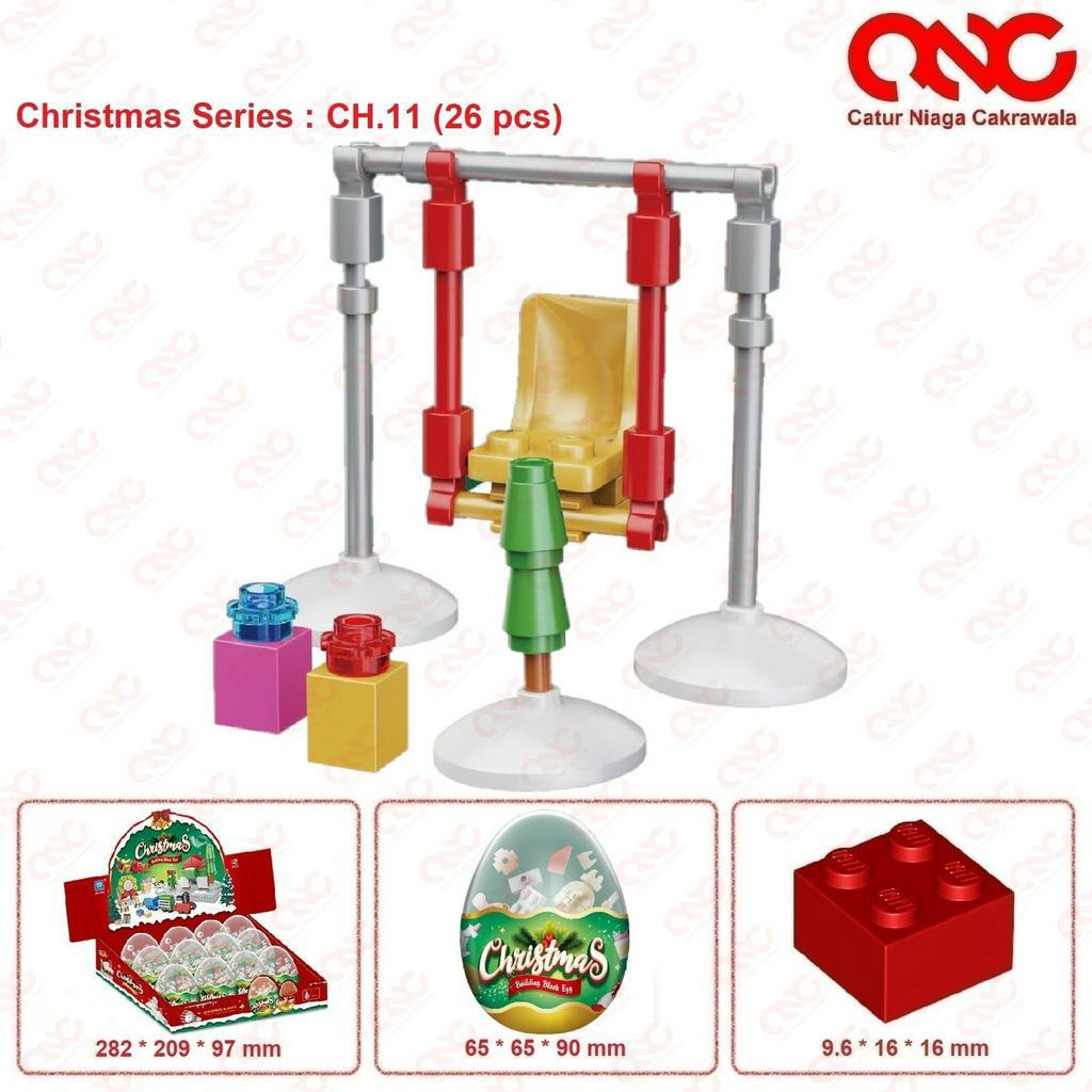 CNC Brick & Block - Christmas Series, LEGO Compatible (Surprise Egg ...