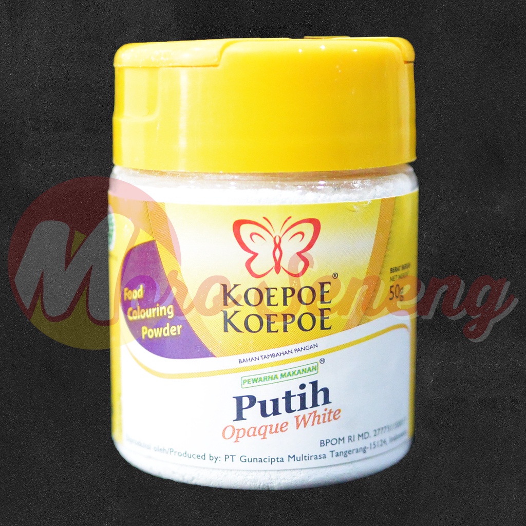 PUTIH White Dye Food Bleach Opaque White Butterfly Koepoe | Shopee Malaysia
