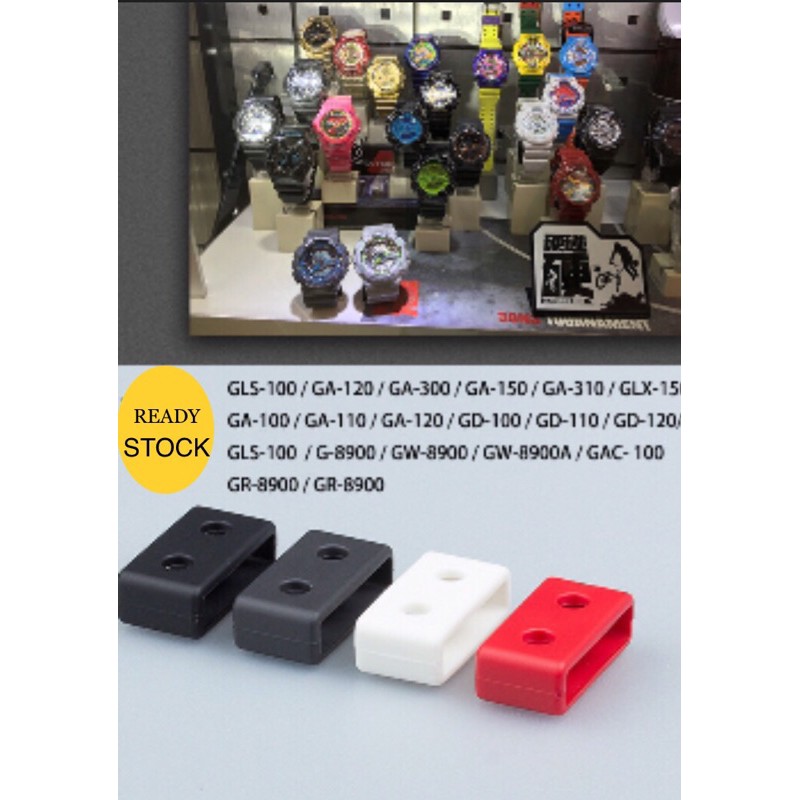 CASIO JAM TANGAN AKSESORI RESIN TALI GESPER CINCIN TALI GETAH G-SHOCK ...