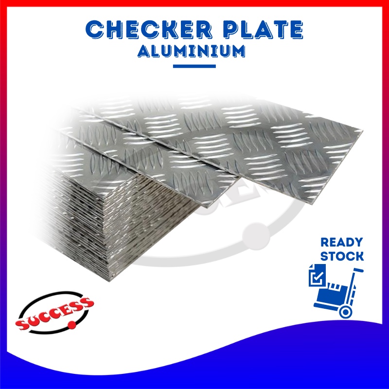 SUCCESS Aluminium Cherker Plate Chequered Sheet Aluminium Diamond Tread ...