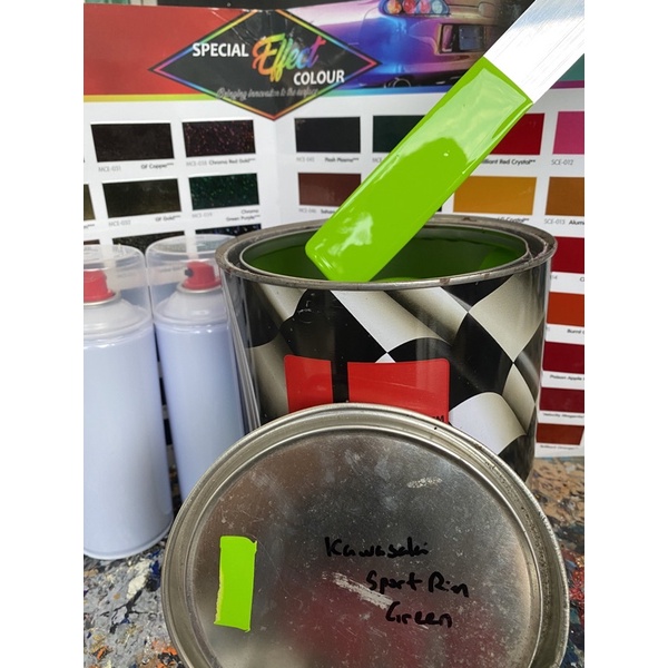 spray tin cat colour green ar80 / ar125 spotrim | Shopee Malaysia