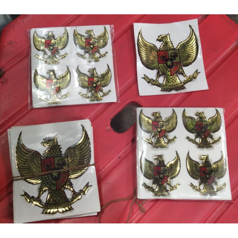 Garuda emblem Embossed sticker/garuda indonesia emblem | Shopee Malaysia