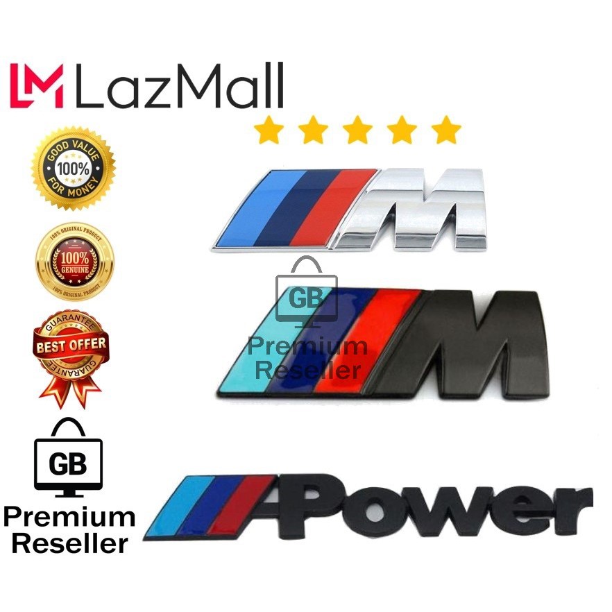 GB-STORE 100%[ORIGINAL] BMW POWER LOGO,M POWER LOGO,M Series LOGO ...